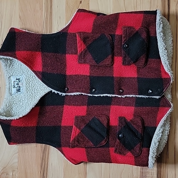 Woolrich | Jackets & Coats | Vintage Woolrich Buffalo Plaid Wool Vest ...